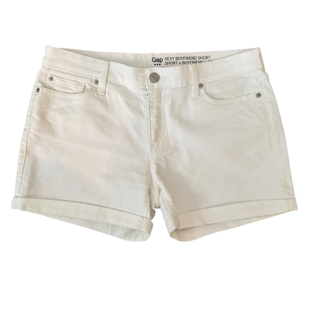 Gap Factory White Sexy Boyfriend Short Size 8/29 - Gem